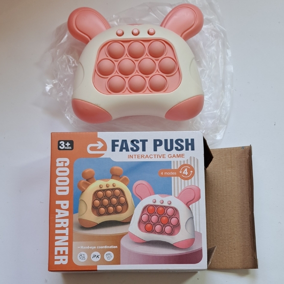 Toys | Fast Push Interactive Game Pink And Cream | Poshmark